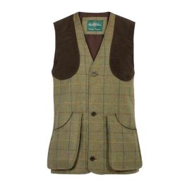 Alan Paine Rutland Shooting Waistcoat - Dark Moss - TGS Outdoors